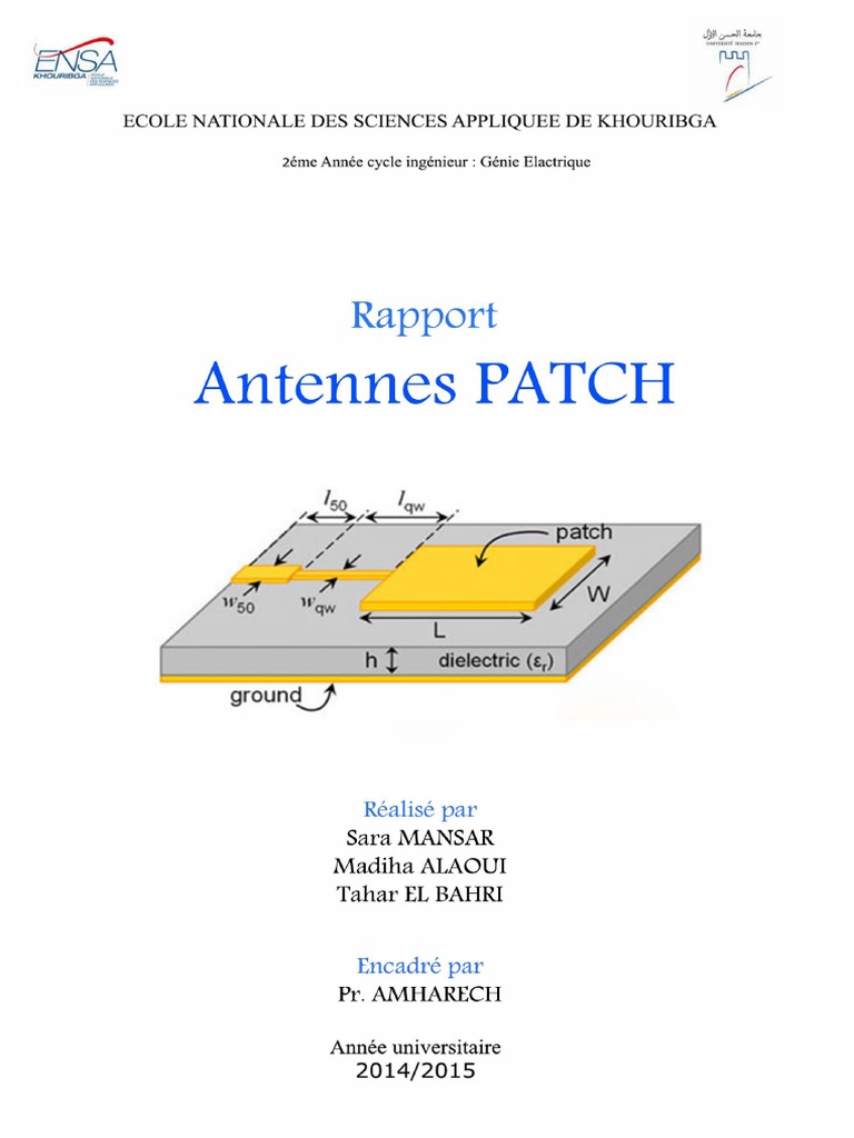 Les Antennes PATCH PDF | PDF | Antenne (Radio) | Polarisation (optique)