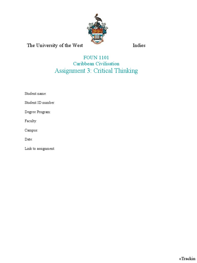 UWI Plagiarism Declaration Form | PDF | Career & Growth | Social Science