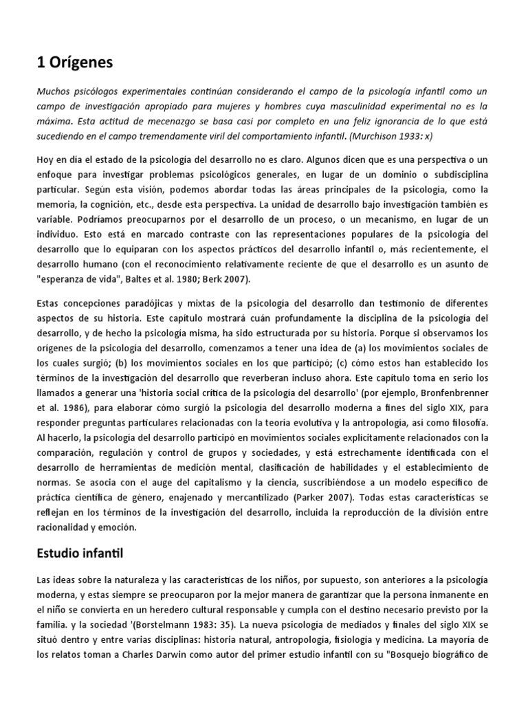 Erica Burman Cap 1 y 2 | PDF | Eugenesia | Psicoanálisis