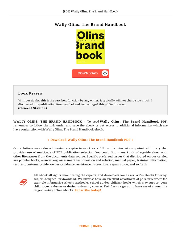 Wally Olins: The Brand Handbook PDF | PDF | E Books | Publishing