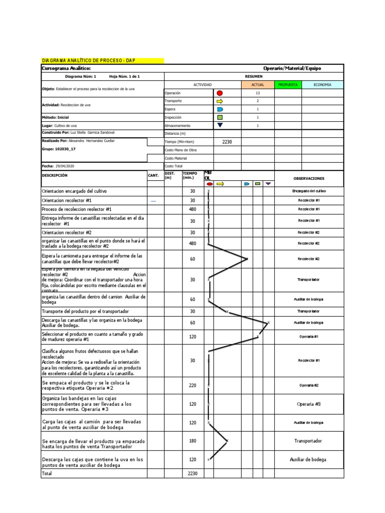 Paso 3 DAP - Diagrama de Proceso Analitico - Alexandra Hernandez | PDF | Business