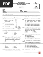 Grade 9 SUMMATIVE ASSESSMENT | PDF | Acceleration | Velocity
