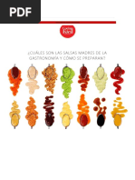 Salsas Madres y Sus Derivados | PDF | Salsa | Cocina mediterranea