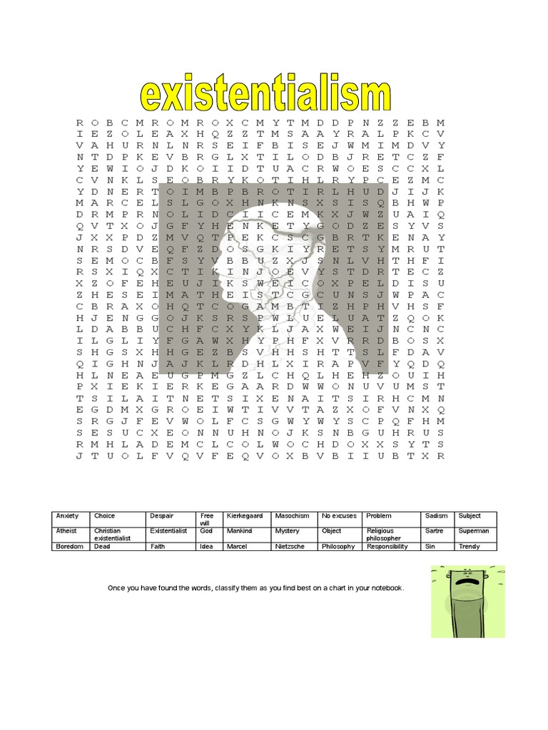 Once You Have Found The Words, Classify Them As You Find Best On A ...