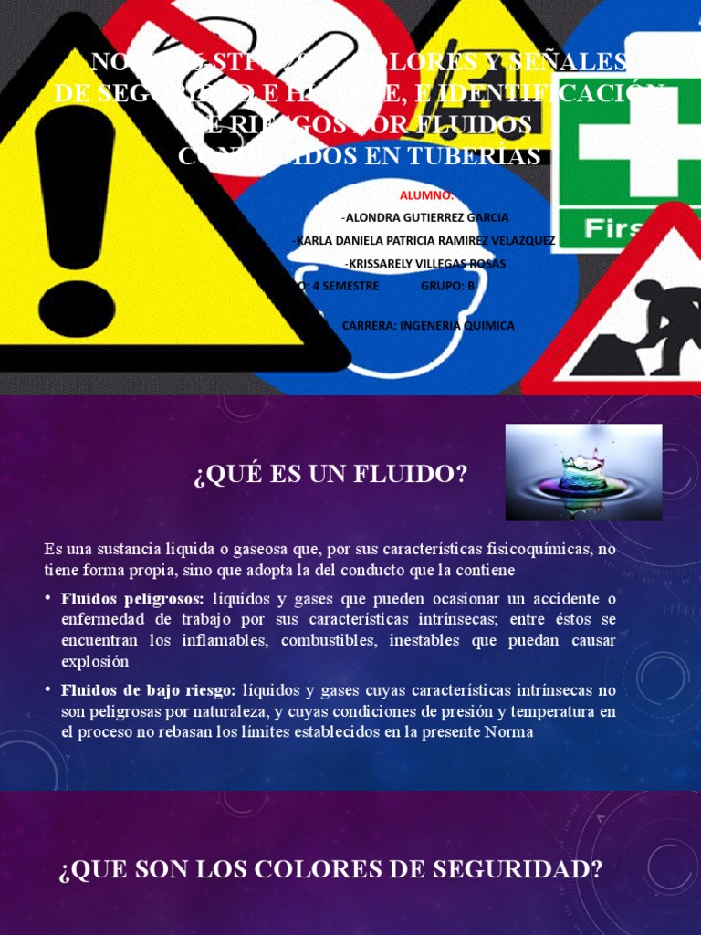 NOM-026-STPS-2008, Colores y Señales de Seguridad e | PDF | Color ...