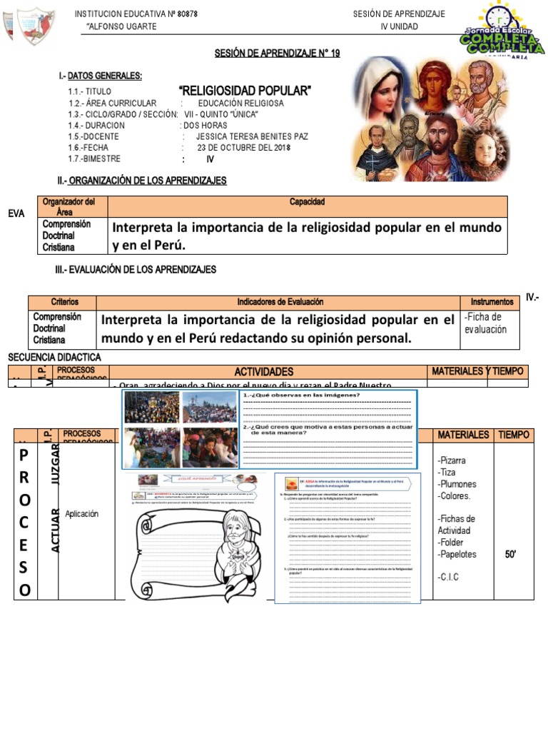Importancia de la Religiosidad Popular | PDF | Iglesia Católica ...