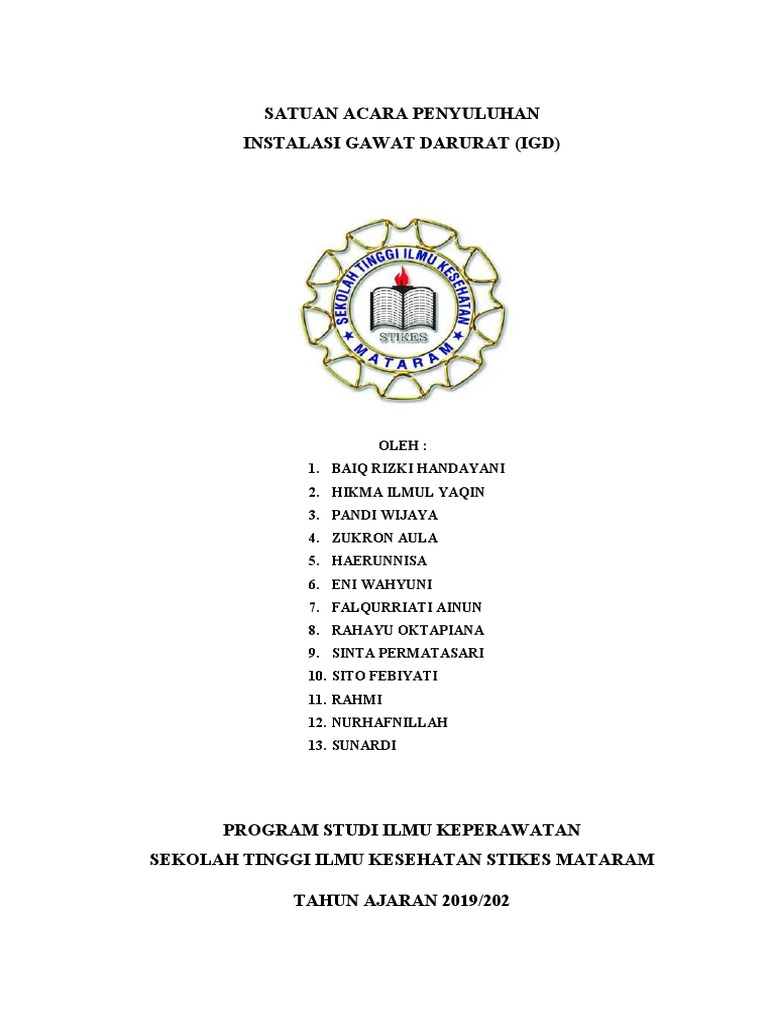 Triage IGD: Panduan dan Manajemen | PDF