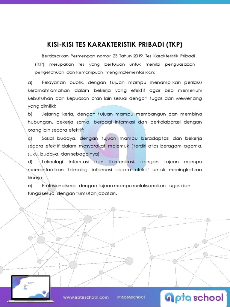TKP Jejaring Kerja PDF | PDF