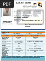 Welder ID Card | PDF | Computers | Technology & Engineering
