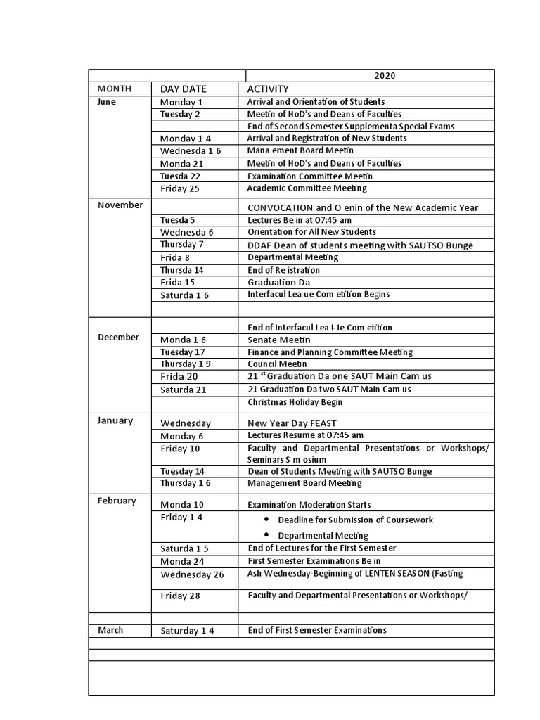 Sample of Almanac | PDF | Academic Term | Easter