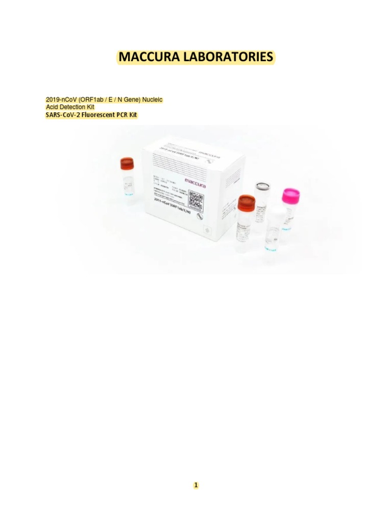 Maccura Laboratories New Test Slides Rene PDF | PDF | Reverse ...