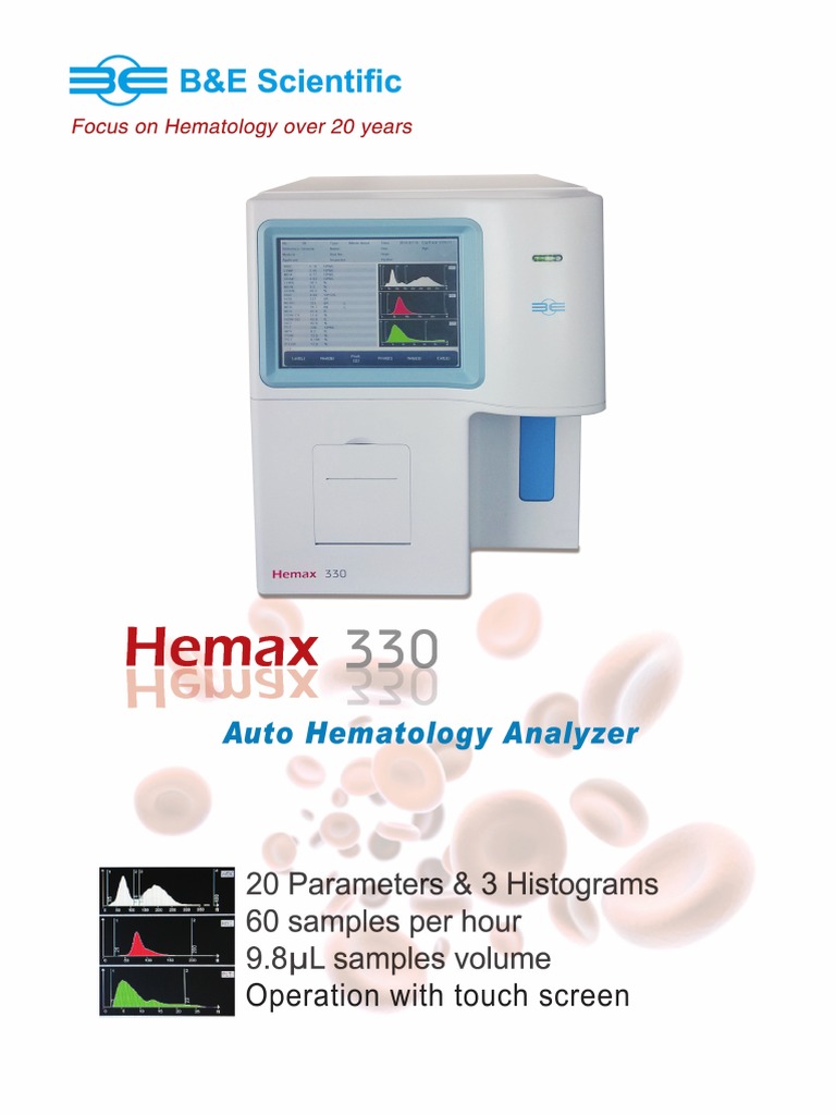 Hemax 330 Hematology Analyzer2 | PDF