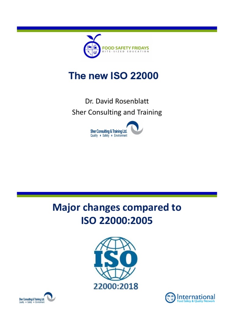 The New ISO 22000-2018 | PDF | Hazards | Food Safety