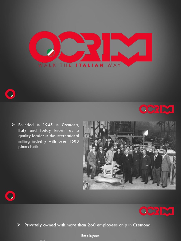 Presentazione Ocrim - ENG PDF | PDF | Pasta | Wheat