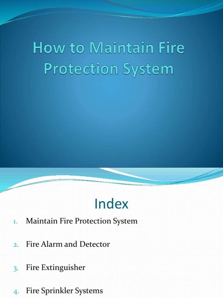 Fire Protection System PDF | PDF | Fire Sprinkler System | Fire Protection