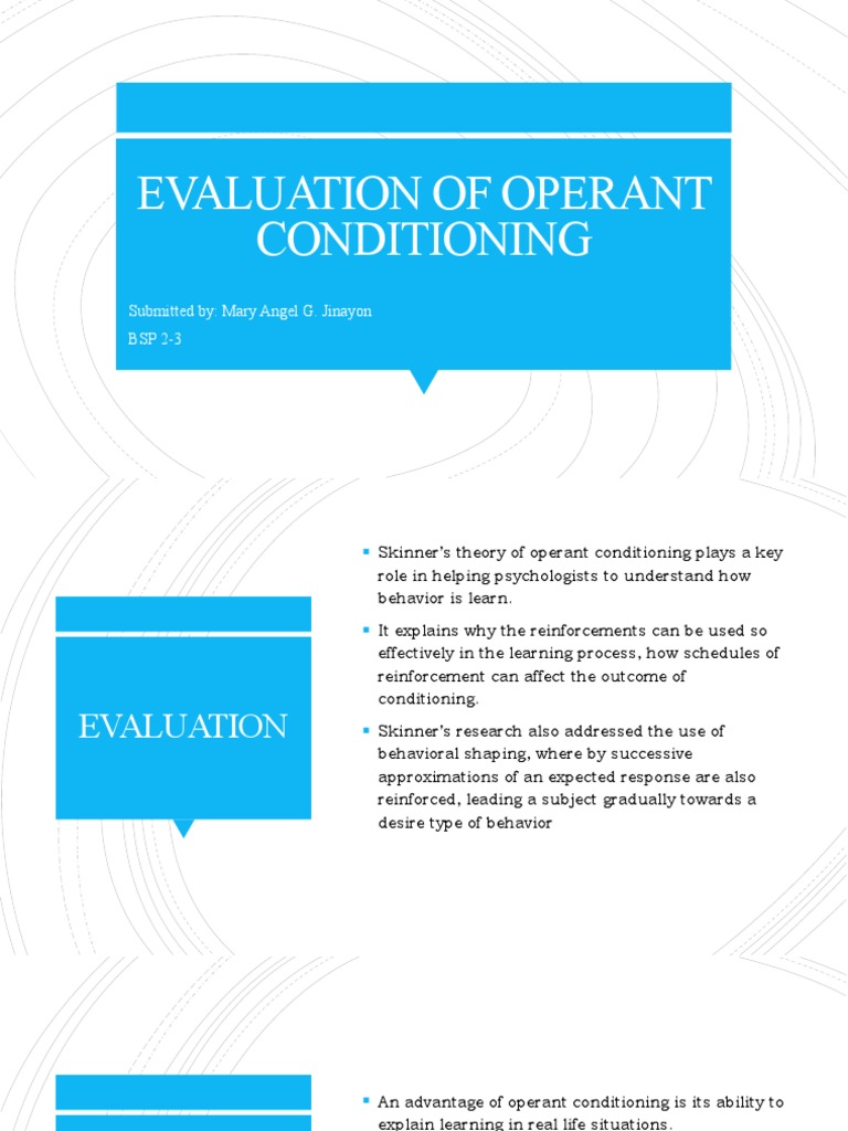 BF Skinner Operant Conditioning (D) | PDF | Reinforcement | Psychological Theories