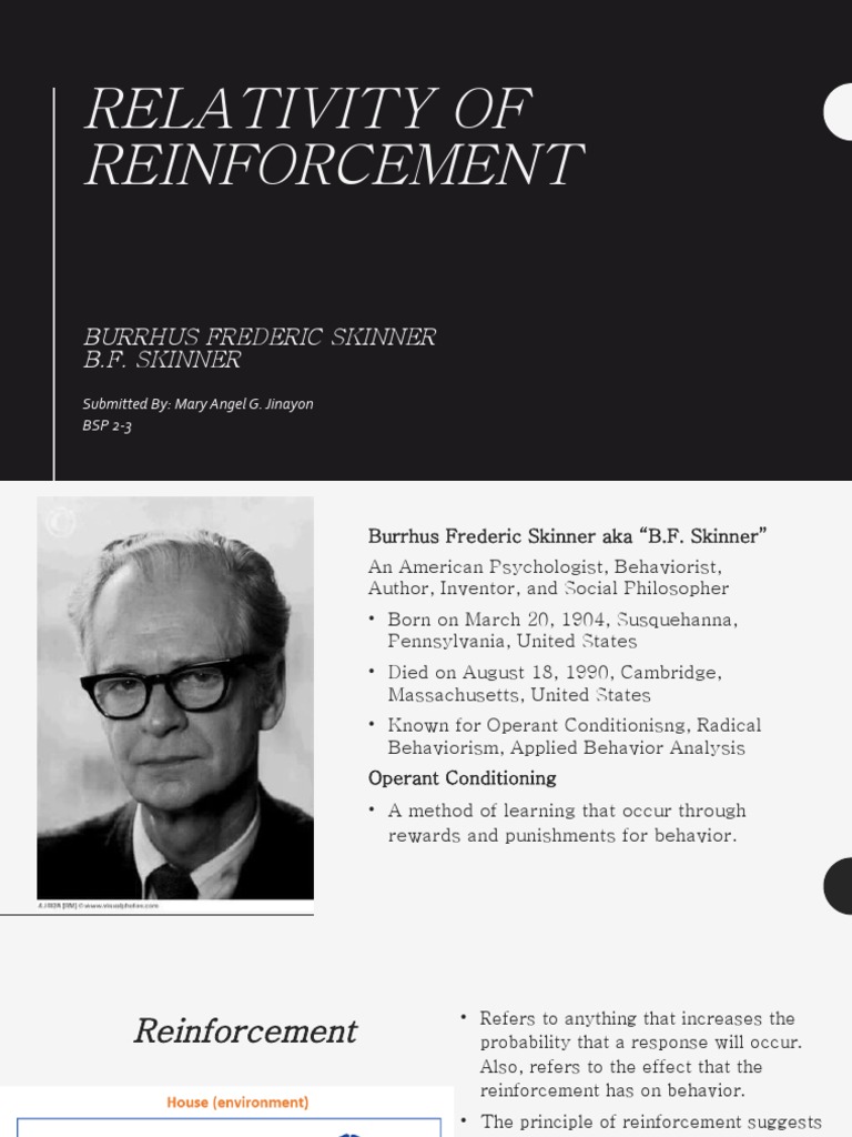 BF Skinner Operant Conditioning (B) | PDF | Reinforcement | Behaviorism