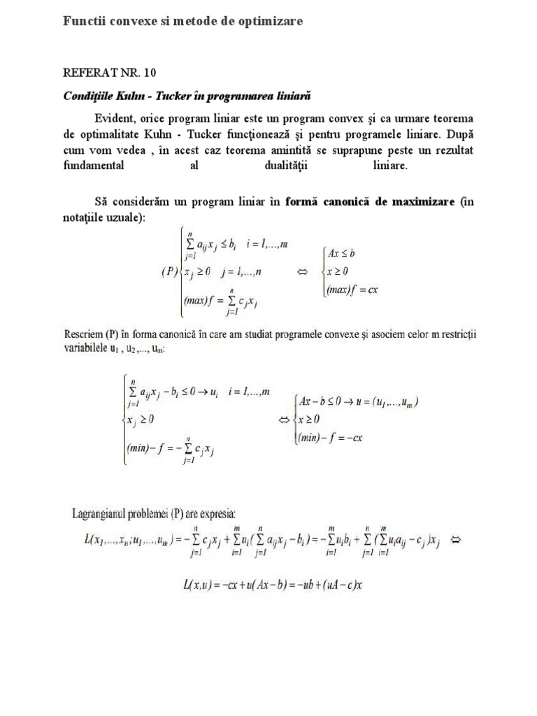 Metode de Optimizare 3 | PDF