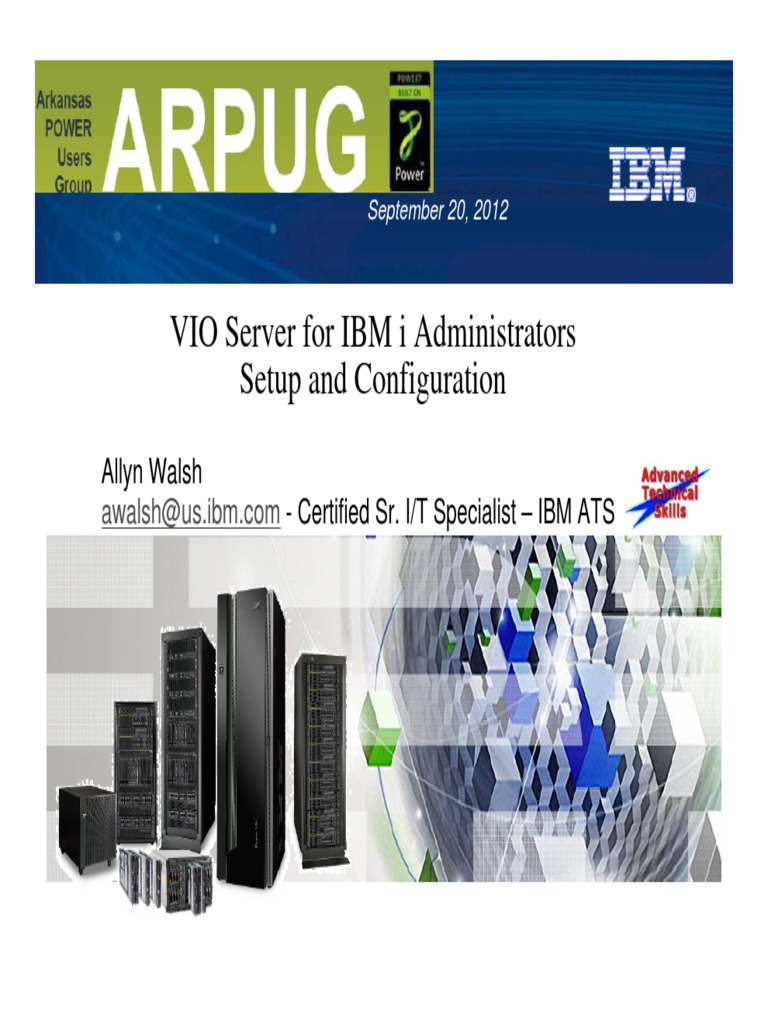 VIOS For IBM I Administrators ARPUG PDF | PDF | Server (Computing) | Computer Networking