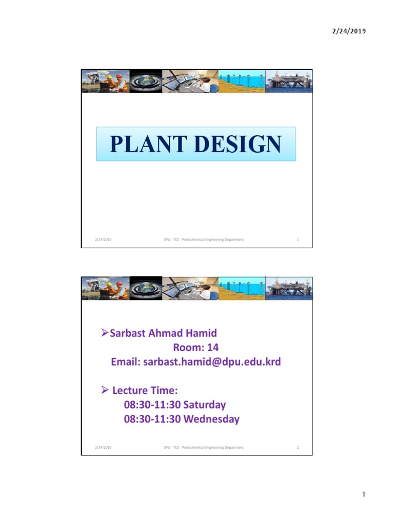 Plant Design | PDF | Chemical Engineering | Pollution