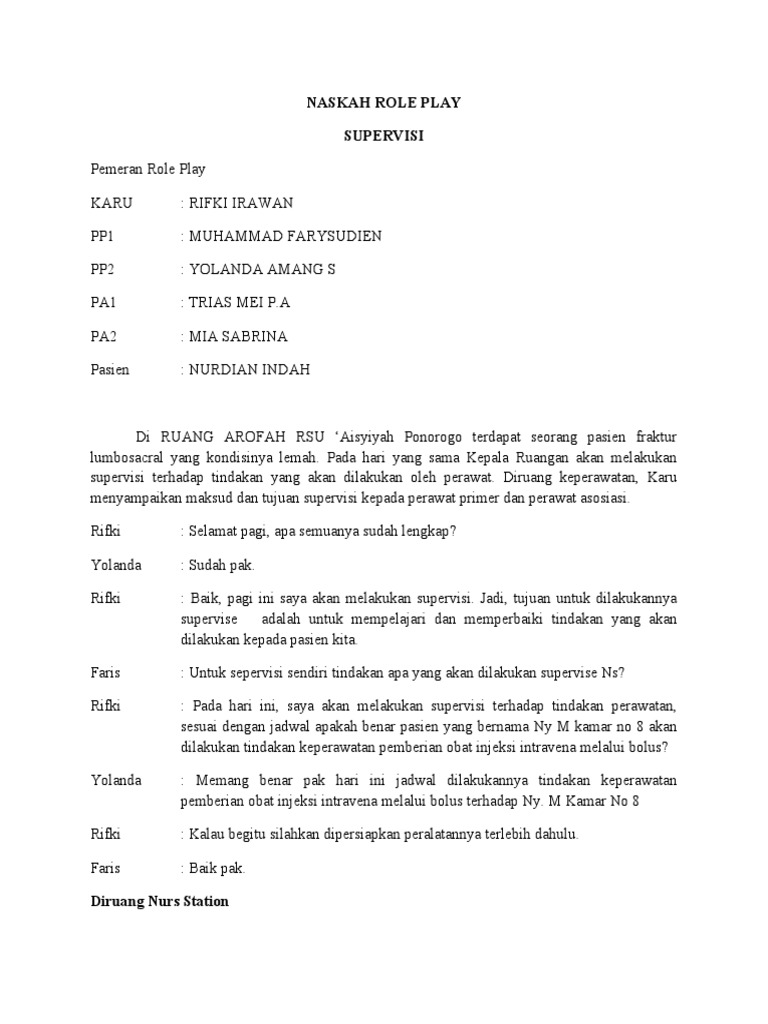 Naskah Arofah Supervisi | PDF