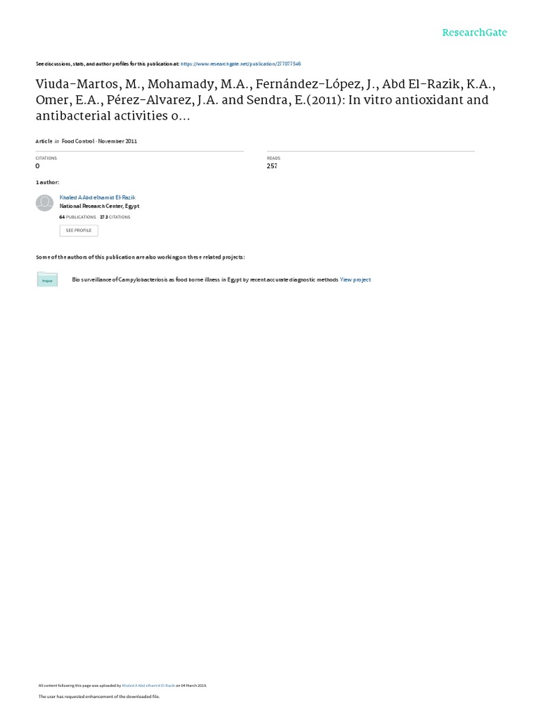 2 PDF | Download Free PDF | Gas Chromatography | Essential Oil