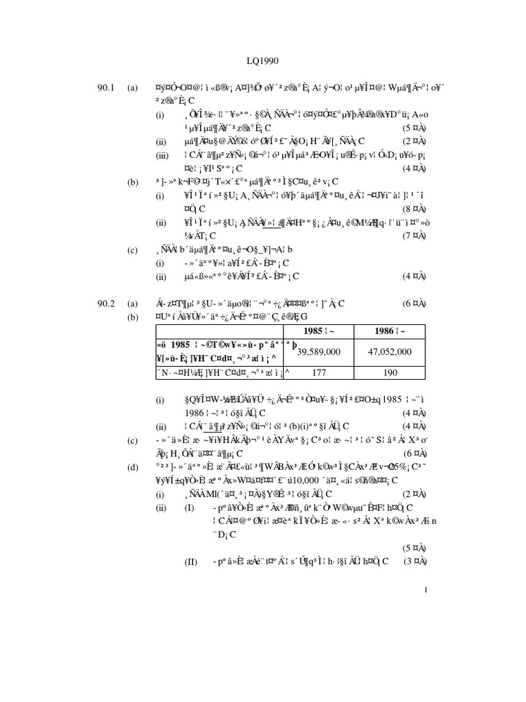1990 ?? Paper 2 ???? | PDF