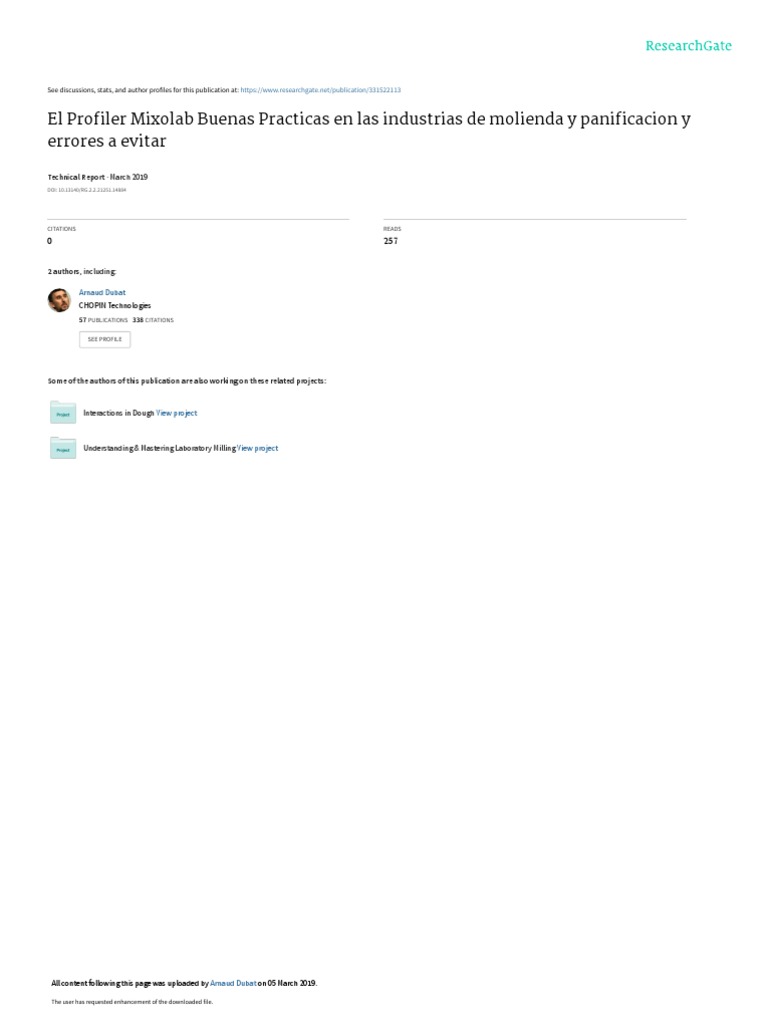 MIXOLAB PROFILER Libro Blanco ES 20190118 v2 PDF | PDF