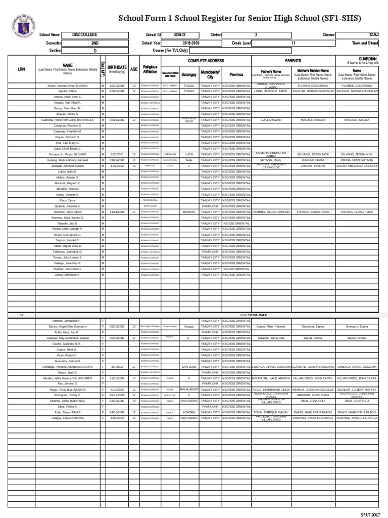 Forms 5A and 5B | PDF | Human Reproduction | Family