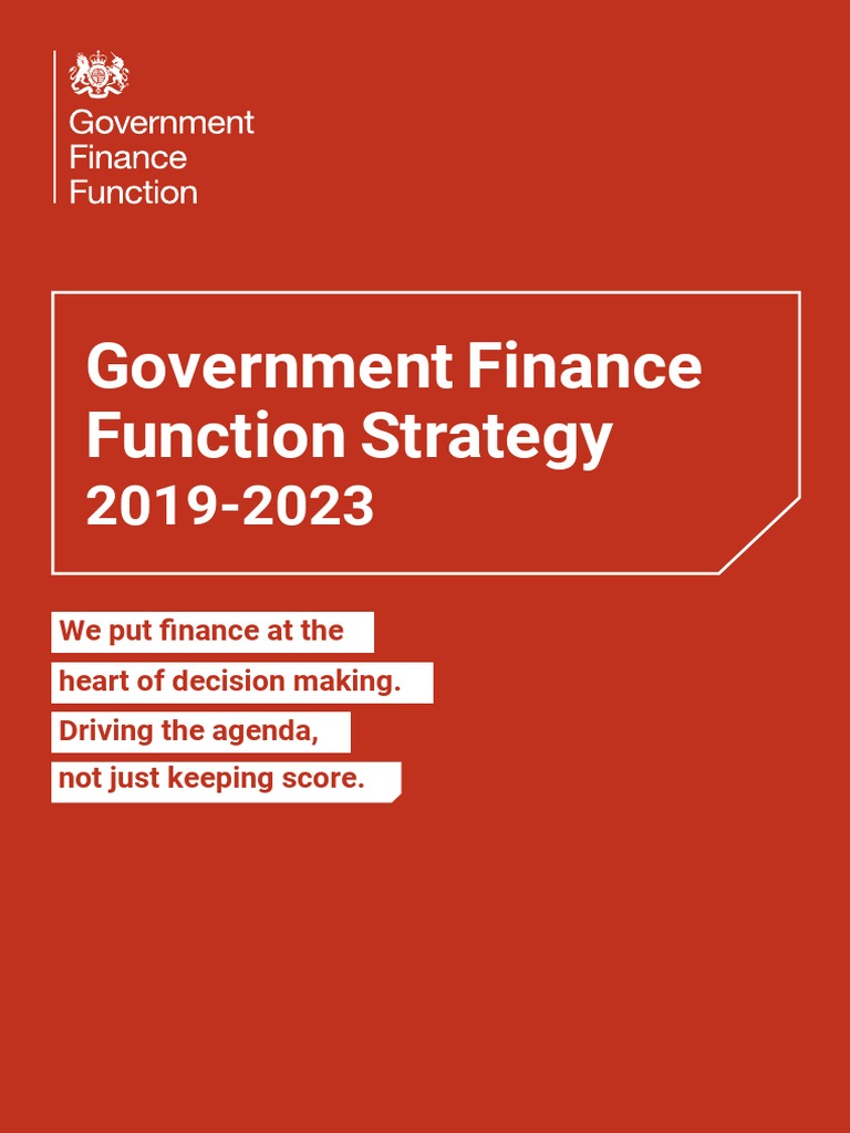 Government Finance Function Strategy | PDF | Chief Financial Officer ...