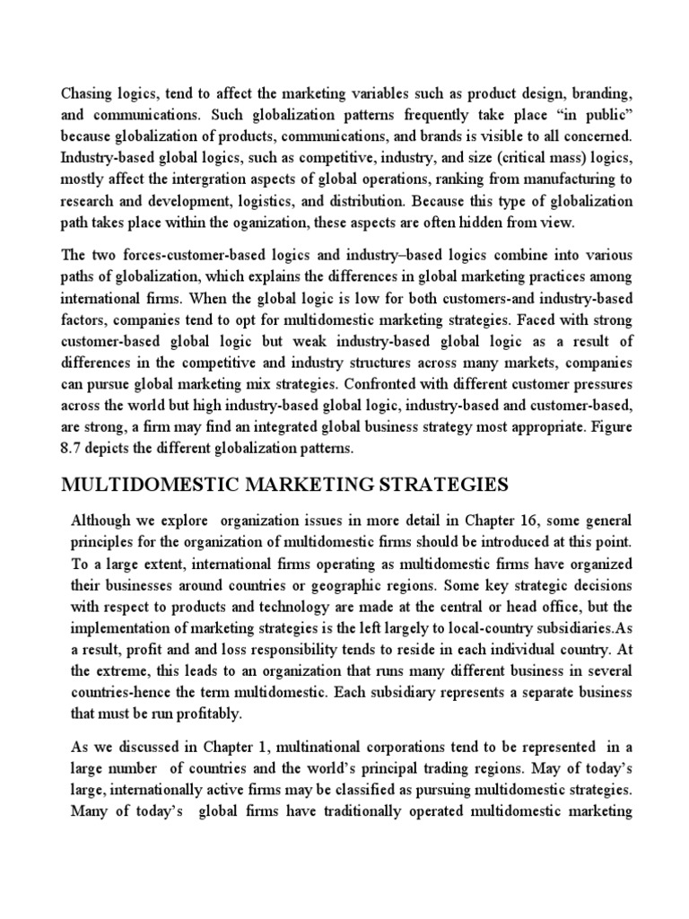 Global Marketing | PDF | Marketing Strategy | Brand