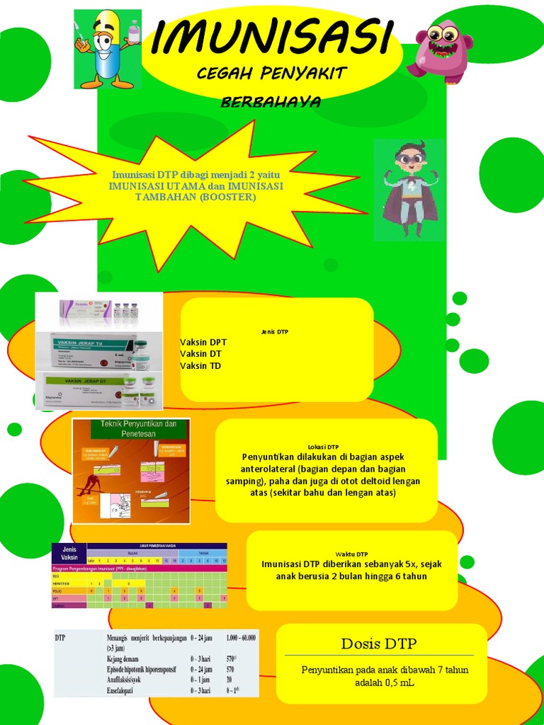 Poster Imunisasi DTP | PDF