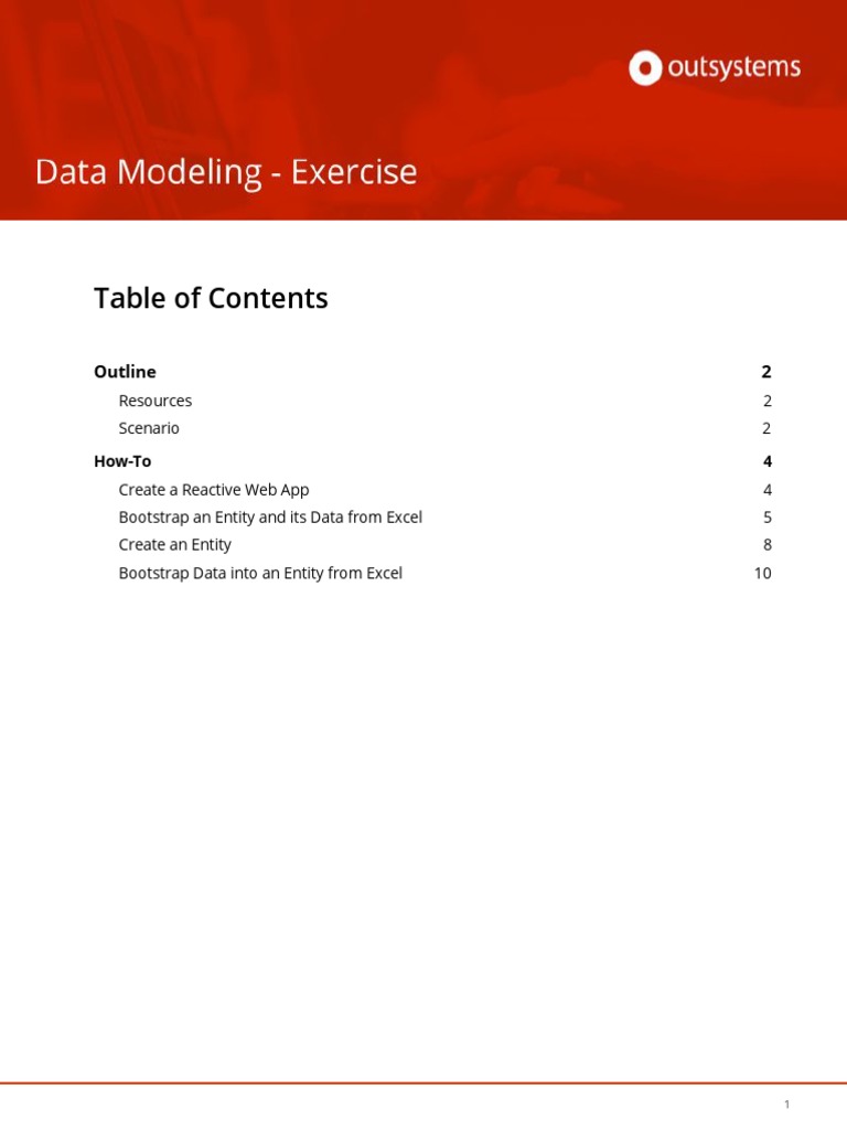 Data Modeling Exercise (Outsystems) | PDF | Microsoft Excel | Icon (Computing)