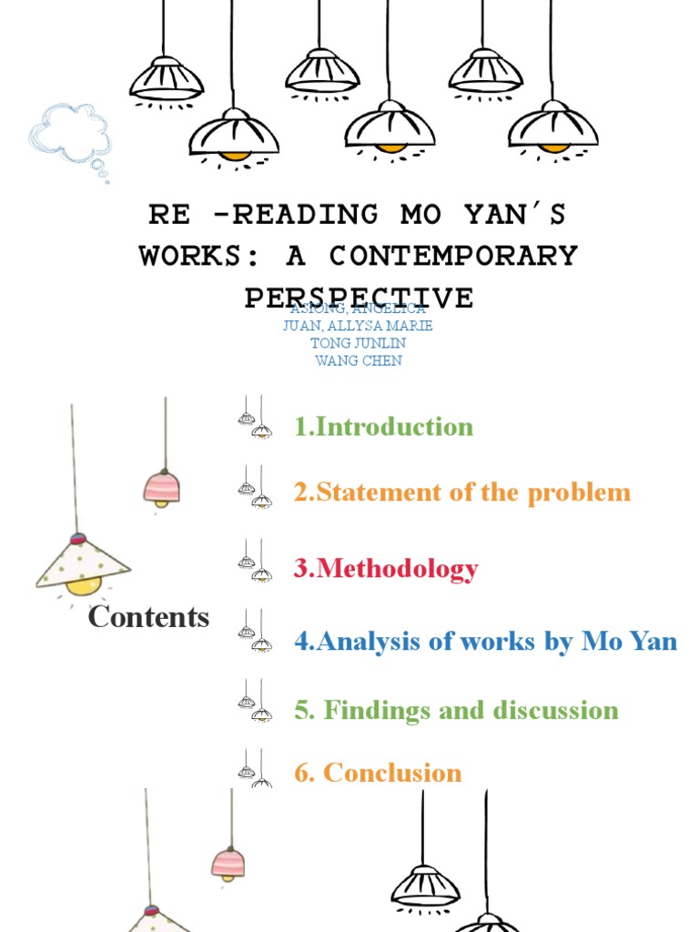 Revisiting Mo Yan's Works Through a Contemporary Lens: An Analysis of ...