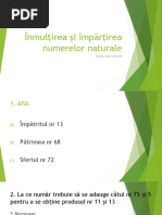 Fracții Numarator Si Numitor | PDF