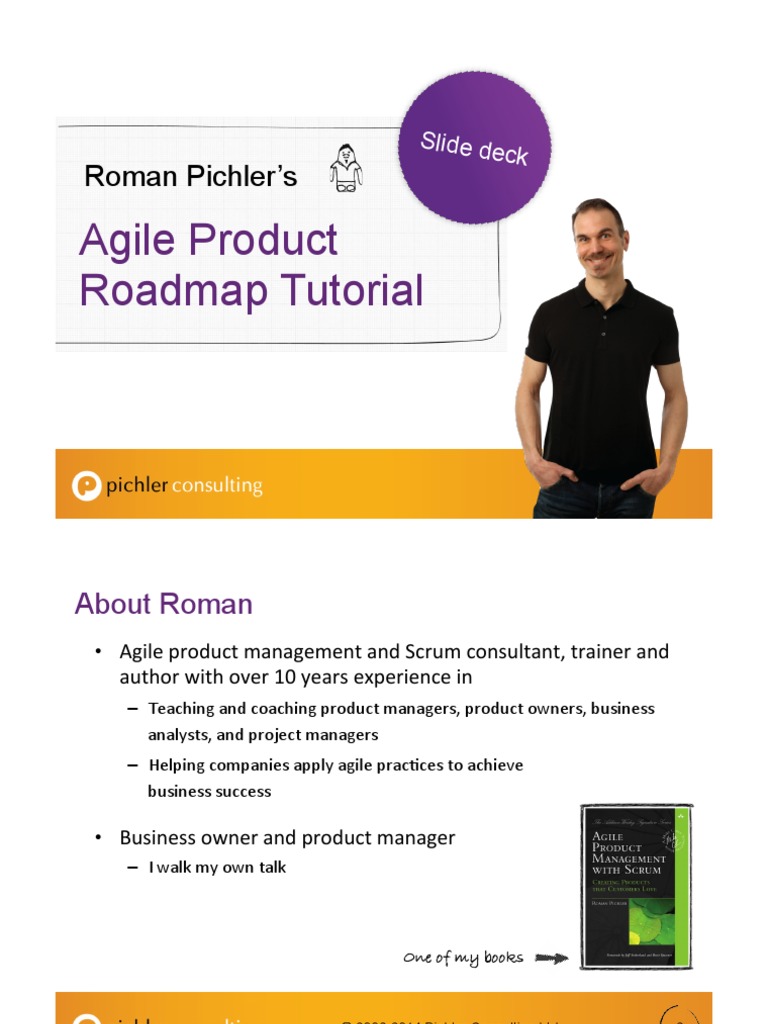 Agile Product Roadmap Tutorial: Roman Pichler's | PDF | Scrum (Software ...