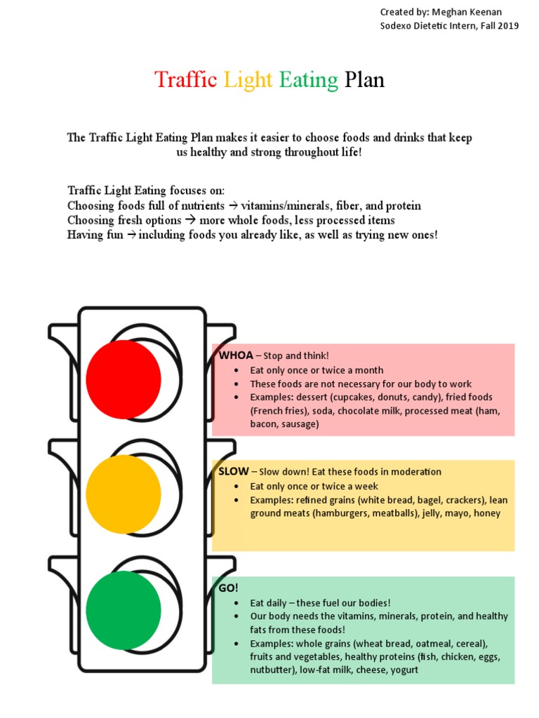 Traffic Light Handout | PDF