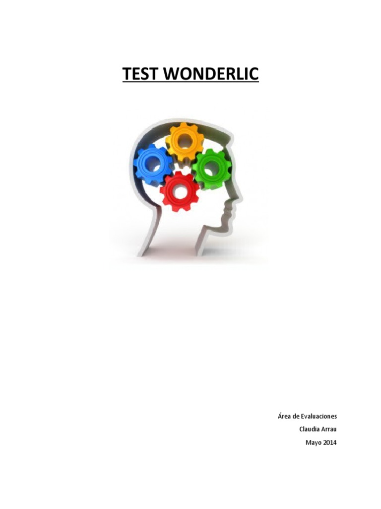 Test Wonderlic: Evaluación de la inteligencia general en 12 minutos ...