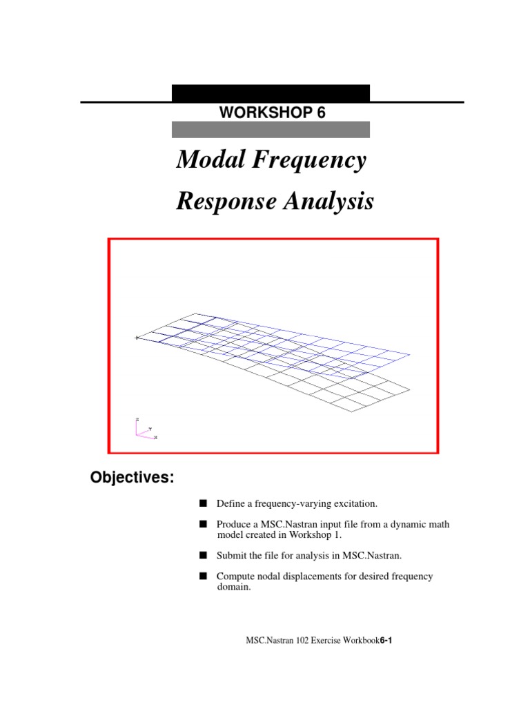 6 Modal Frequency Response Analysis | PDF | Parameter (Computer ...