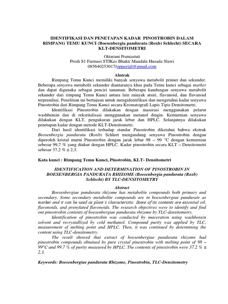 Jurnal Senyawa Marker | PDF