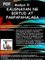 Modyul 8 Paunang Pagtataya | PDF