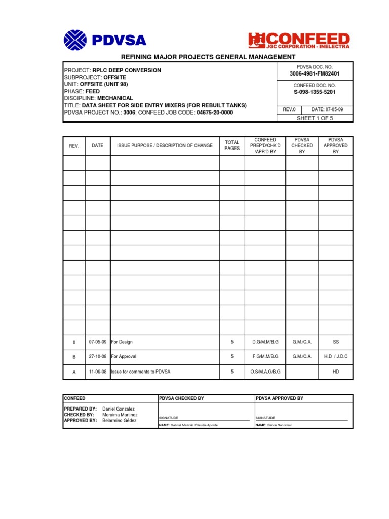 Refining Major Projects General Management | PDF | Specification ...