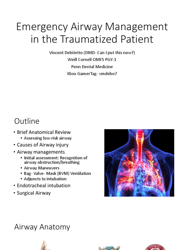 Chapter 3 Airway Management in Trauma Patient | PDF | Surgery | Medical ...