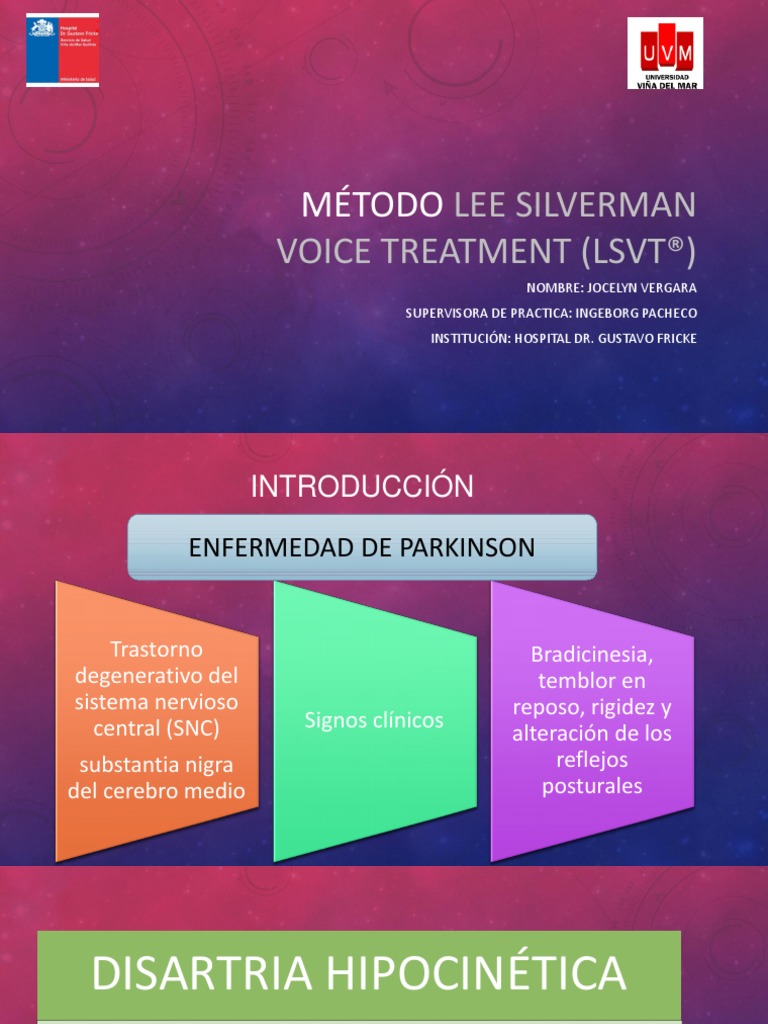 Metodo Lee Silverman Voice Treatment LSVT | PDF | Enfermedad de ...