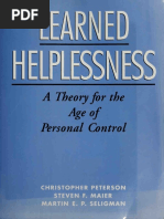 Learned Helplessness Scale | PDF | Social Psychology | Neuropsychology