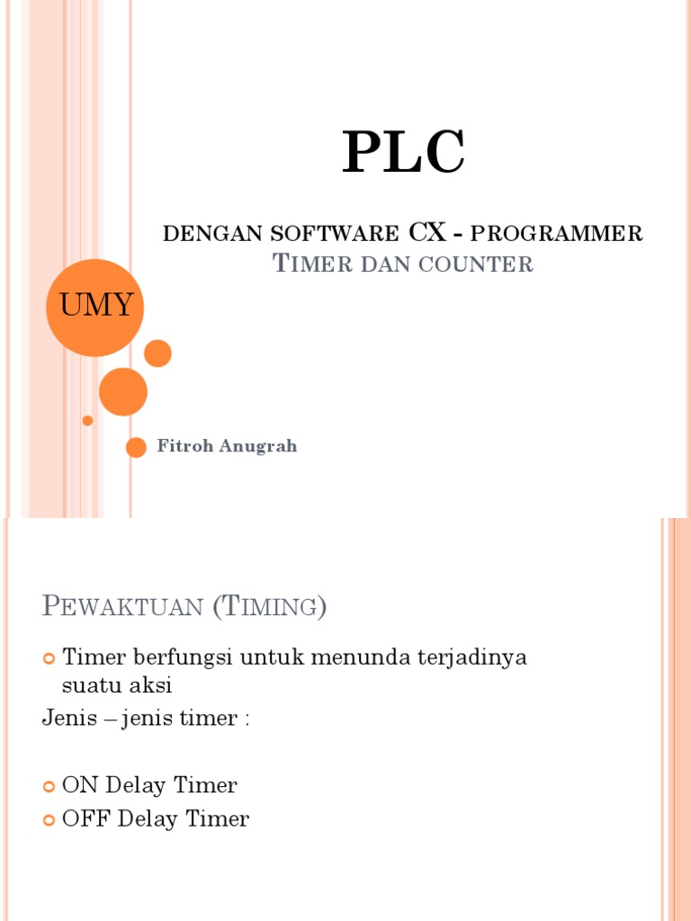 PLC Timer + Counter | PDF