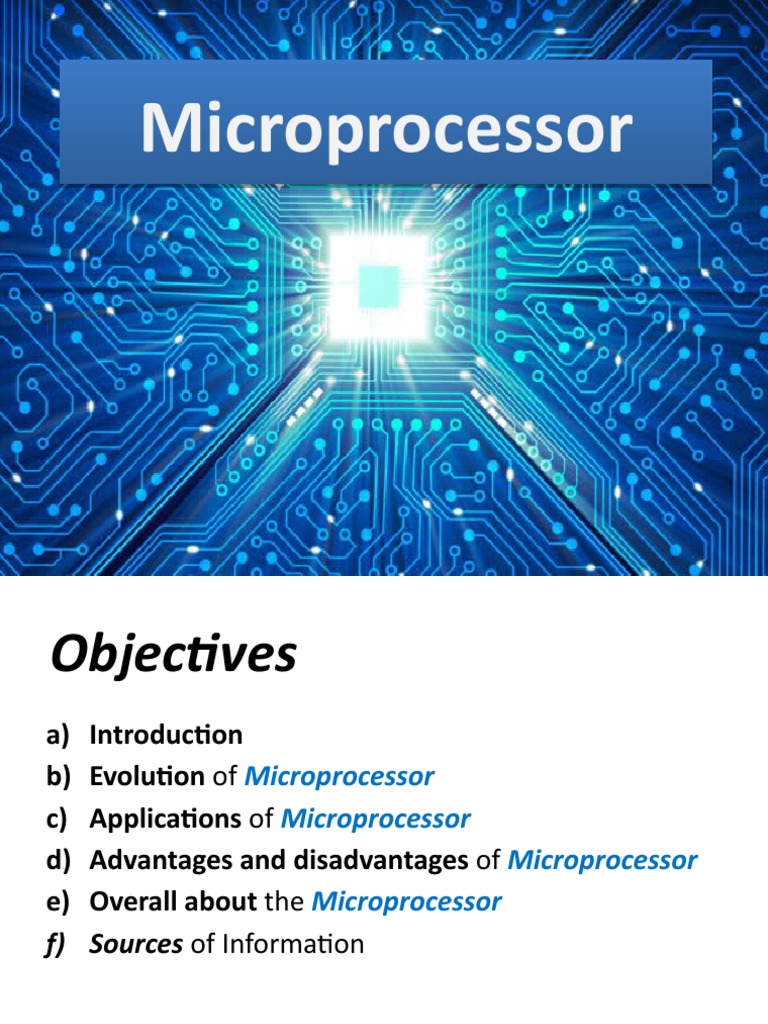 Microprocessor | PDF | Central Processing Unit | Tablet Computer