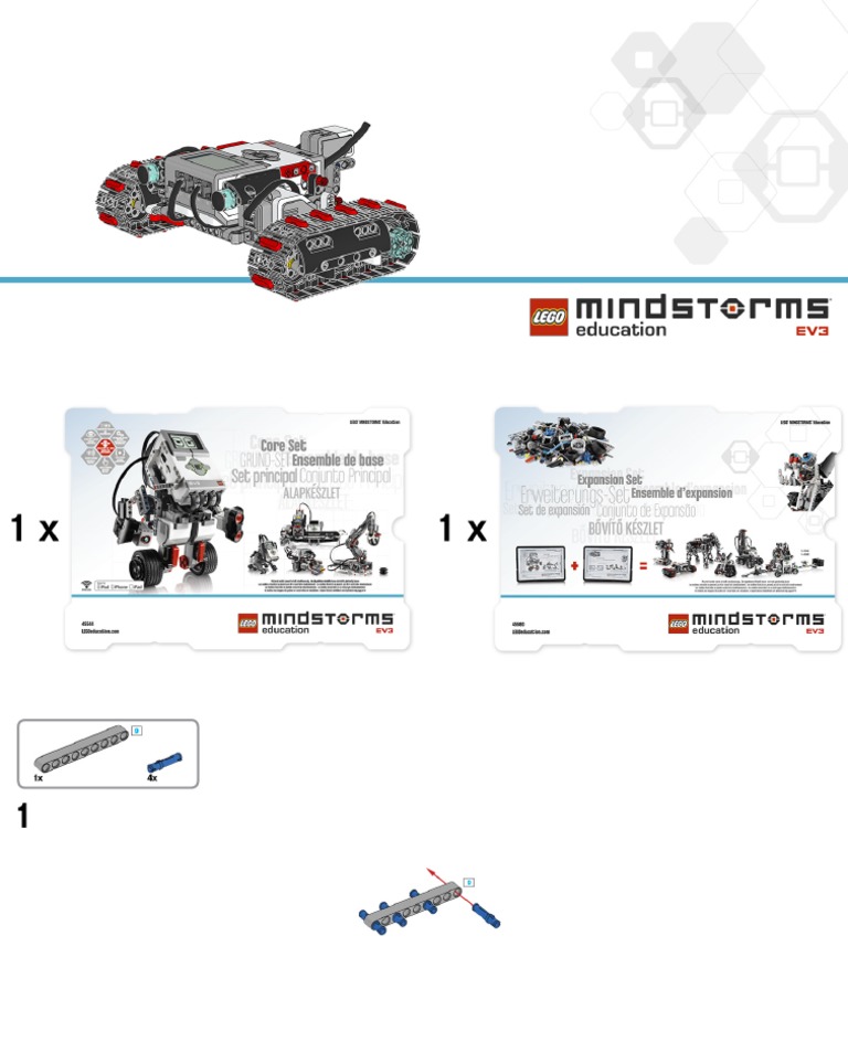 Ev3 Model Expansion Set Tank Bot PDF | PDF