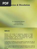 Theories of Dissolution | PDF | Solvation | Solubility