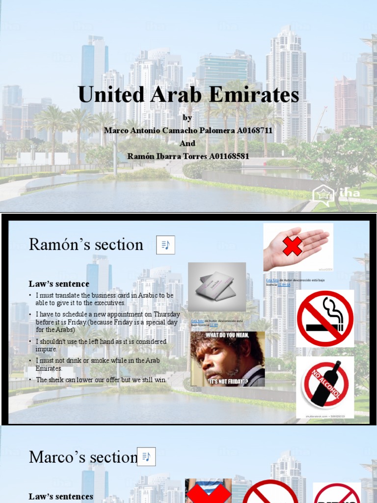 UAE Business Etiquette Guide | PDF